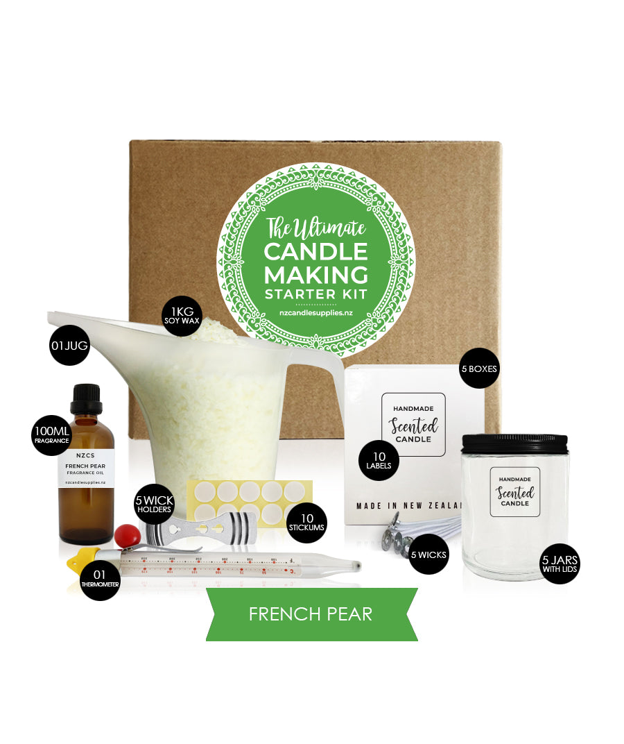 The Ultimate Candle Kit! - French Pear Oil - NZ Candle Supplies